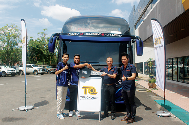 Truckquip Delivers TQ Z12 Semi-High Deck Bus to TRA Xpress | Truck ...